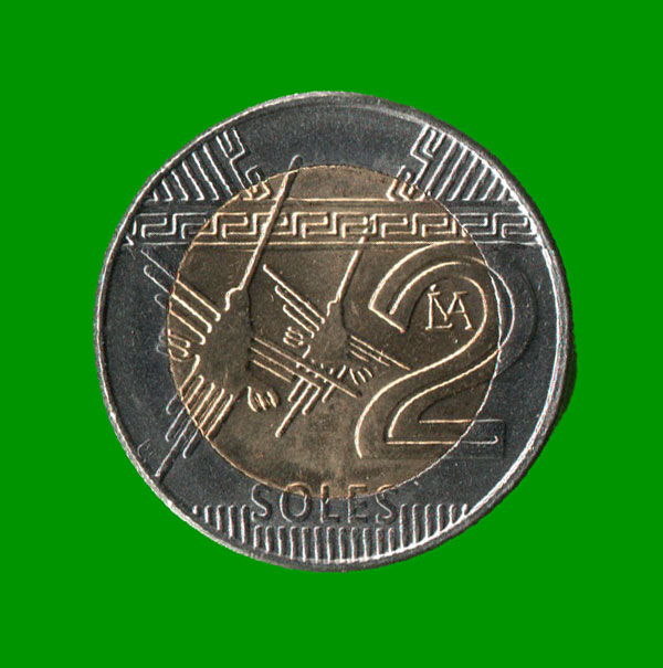 MONEDA DE PERU 2 SOLES, BIMETALICA, AÑO 2022, ESTADO NUEVA.- – Billetes ...
