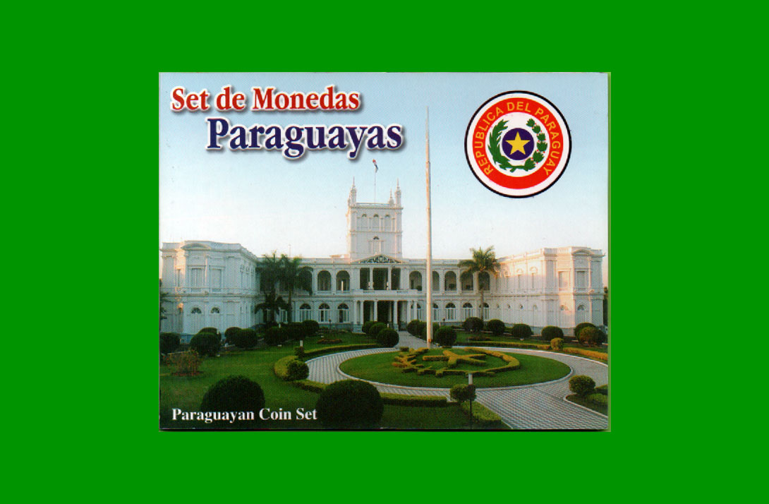 ALBUM LLENO DE PARAGUAY, SET DE (7) MONEDAS, AÑO 1992/ 2016, ESTADO ...