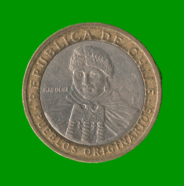 MONEDA DE CHILE 100 PESOS , BIMETALICA , AÑO 2006 , ESTADO USADA ...